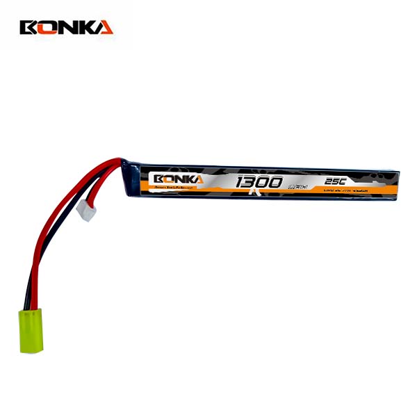 BONKA 1300mAh 25C 2S-1-B Airsoft Gun LiPo Battery-Bonka Co., Ltd